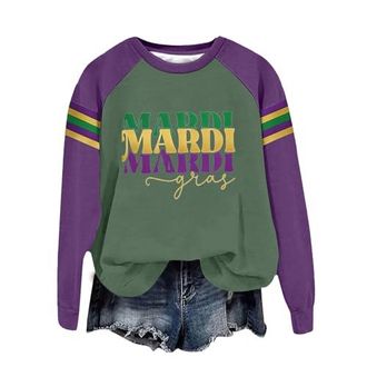 Generic T-shirt &agrave; manches longues pour femme - Col rond - Pull surdimensionn&eacute; - Automne - Hiver - T-shirts - Pull - Haut pour filles - Hauts d&eacute;contract&eacute;s - Le