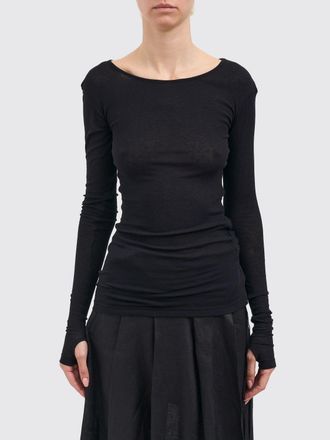 Isabel Benenato Top Femme couleur Noir