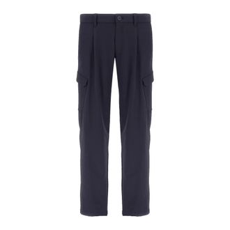 Herno Laminar Light Comfort Stretch Gewebte Cargo-Hose - - Trousers - Herren - Blau - S