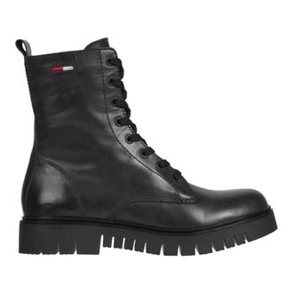 Tommy Jeans Urban Schn&uuml;rstiefelette - - Shoes - Damen - Schwarzk - 36 EU