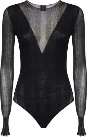 Pinko Pinko, Femme, Tops, Noir, Taille: 36 FR Camicetta lana