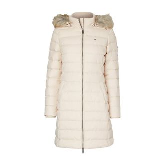 Tommy Jeans Gesteppter Parka mit Kapuze - - Coats - Damen - Wei&szlig; - M