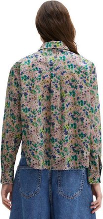 Marc O'Polo Langarmbluse relaxed aus bedrucktem Baumwoll-Voile, Alloverprint