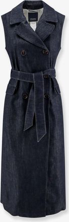Max Mara Greta midi denim dress - S MAX MARA - gender_Woman
