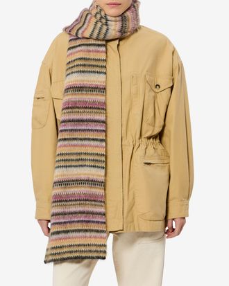 Isabel Marant &Eacute;charpe Mouna En Mohair - Femme - Mustard - - Isabel Marant