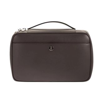 Brunello Cucinelli Tasche mit Henkel aus Leder - - Bags - Herren - Braun - ONE SIZE