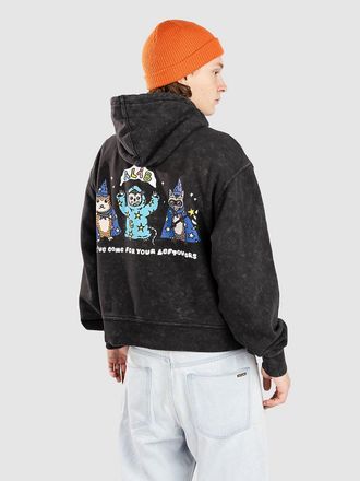 A.Lab Wizard Gang Boxy Hoodie black