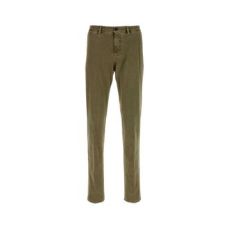 Pantaloni Torino Homme, Pantalons, Vert, Taille: XL Pantalon en coton stretch
