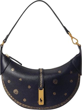 Polo Ralph Lauren Sac bandouli&egrave;re en cuir - Femme - Sacs - Noir - Taille: ONE Size