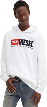 Diesel Homme, Sweatshirts et sweats &agrave; capuche, Blanc, Taille: XL SweaT-shirts &agrave; capuche