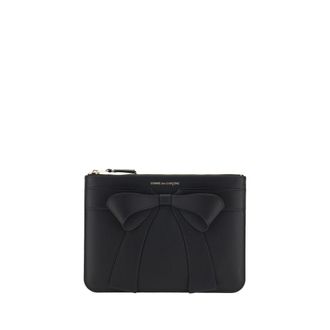 Comme Des Gar&ccedil;ons Schwarzes Kalbleder Bos Taurus Wallet