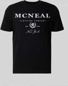 Mc Neal T-Shirt mit Label-Print und Rundhalsausschnitt