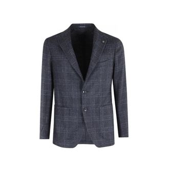 Tagliatore Peak Lapel Jacket - - Jackets - Herren - Blau - XL
