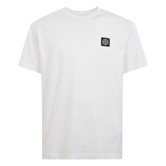 Stone Island Herren, Oberteile, Wei&szlig;, LGr&ouml;&szlig;e
