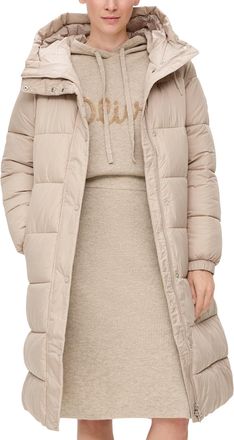 s.Oliver Steppmantel mit Kapuze