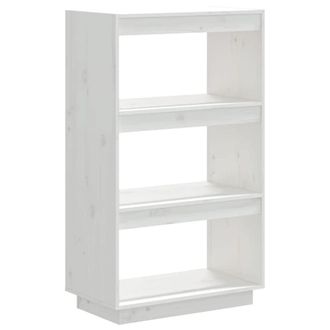 Generic Massivholz Kiefer B&uuml;cherregal, Regal, Standregal, Aktenregal, B&uuml;roregal, Raumtrenner Aufbewahrung f&uuml;r Wohnzimmer(Nat&uuml;rlich 40x35x71cm) (Wei&szlig; 55)