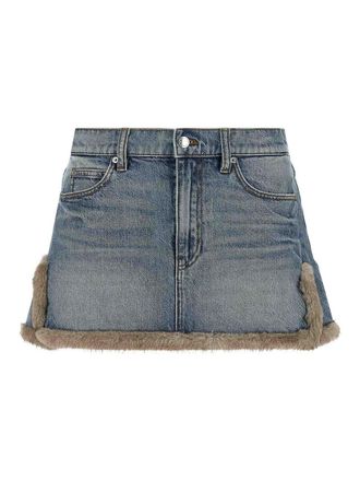 Alexander Wang Mini Jupe - Bleu