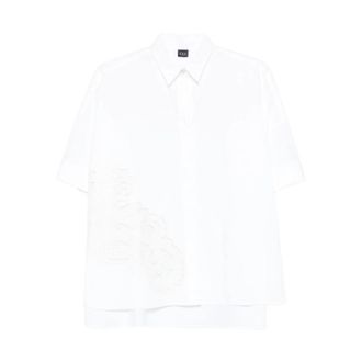 Fay Baumwollhemd - - Blouses & Shirts - Damen - Wei&szlig; - M