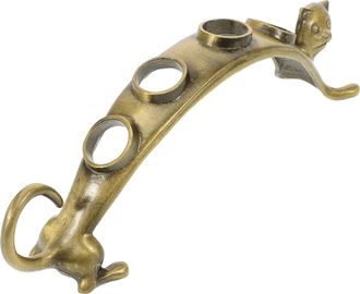 Valiclud Flaschenausgießerhalter Aus Metall Für Weinverschlüsse Korken Und Ausgießer Präsentationsständer Mit Vintage-Design Für Küche Und Bar Ordnungshelfer F