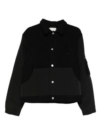 Arte veste bomber à boutonnière - Noir