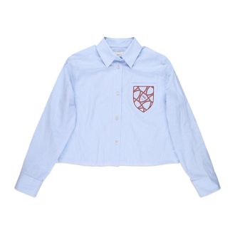 Philippe Model Femme, Blouses et Chemises, Bleu, Taille: 38 FR Shirt