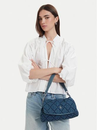 Tommy Hilfiger Handtasche Th Feminine Shoulder Bag Denim AW0AW18865 Blau