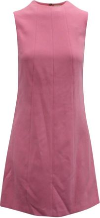 Alice & Olivia robe sans manches Coley à col rond - Rose