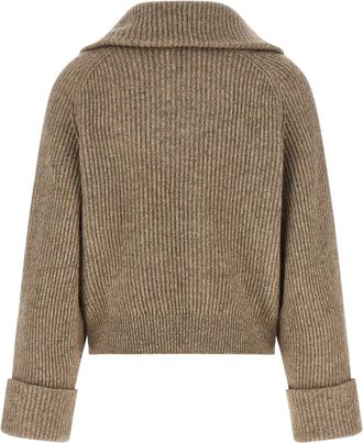 Brunello Cucinelli Cashmere and Vicu&ntilde;a Knit Cardigan - Beige