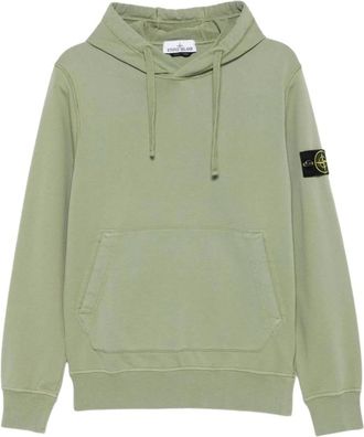 Stone Island Homme, Sweatshirts et sweats &agrave; capuche, Vert, Taille: M Pull &agrave; Capuche