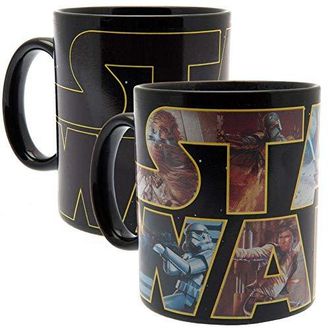 Star Wars Pyramid SCMG24755 Star Wars (Logo Characters) Heat Change Mug, 11 oz/315 ml