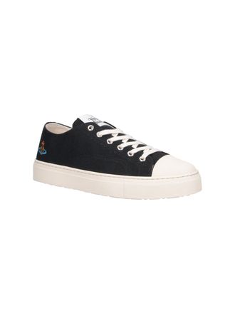 Vivienne Westwood Mens Sneakers Black Cotton