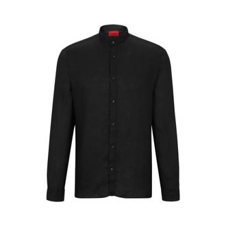HUGO BOSS Homme, Chemises, Noir, Taille: XL Chemise D&eacute;contract&eacute;e Noire pour Homme