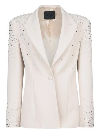 Liu Jo blazer &agrave; ornements - Tons neutres