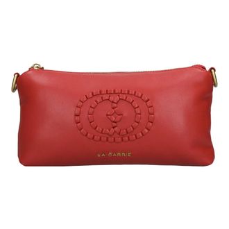 La Carrie Geflochtene Ledertasche - - Bags - Damen - Rot - ONE SIZE