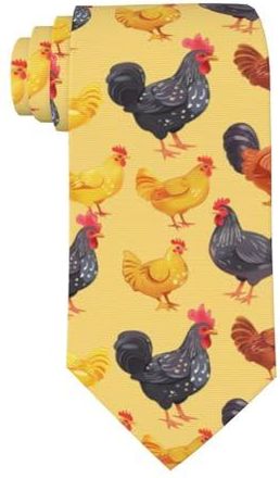 Generic Poules Joueuses Cravates Élégante Cravate Classique Cravate Homme Pour Célébrations Événements Adultes