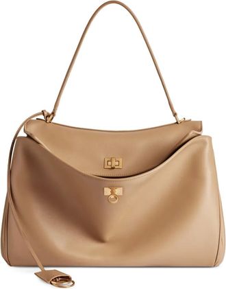 Balenciaga sac porté épaule Rodeo médium - Tons neutres