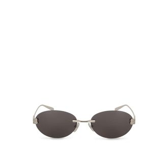 Balenciaga Gossip Oval AF Sonnenbrille - - Accessories - Damen - Grau - ONE SIZE
