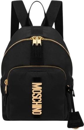 Moschino unisex, Sacs, Noir, Taille: ONE Size Cordura nylon backpack Medium