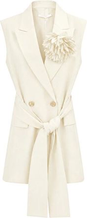 Imperial Femme, Vestes, Beige, Taille: 38 FR Gilet