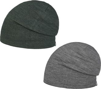 Barts Eclipse Oversize Beaniemütze Damen/Herren - Beanie Oversize-Mütze Pull-On Winter Herbst-Winter - One Size dunkelgrün