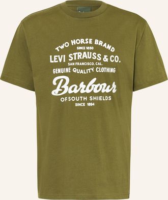 Barbour T-Shirt gruen