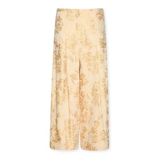 Elena Miro Damen, Hosen, Beige, 6XLGr&ouml;&szlig;e