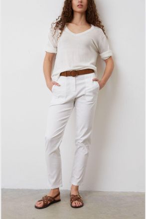 Gerard Darel Pantalon slim - ELIZIA - Blanc