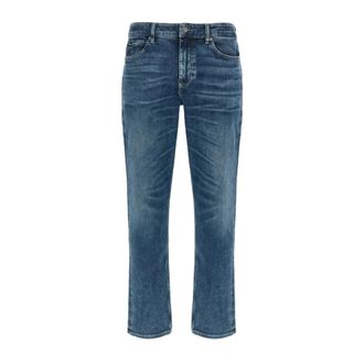 HUGO BOSS Jean Delaware Denim Etiq Marino Logo - - Jeans - Herren - Blau - W33