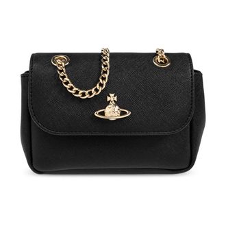 Vivienne Westwood Schultertasche mit Logo - - Bags - Damen - Schwarzk - ONE SIZE