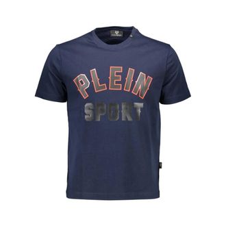 Plein Sport Cotton T-Shirt - - Sport - Herren - Blau - XL
