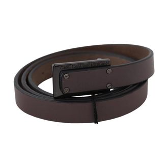 Costume National Dunkelbrauner Verstellbarer Lederg&uuml;rtel - - Accessories - Damen - Braun - ONE SIZE