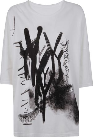 Yohji Yamamoto Round Neck Big T-Shirt