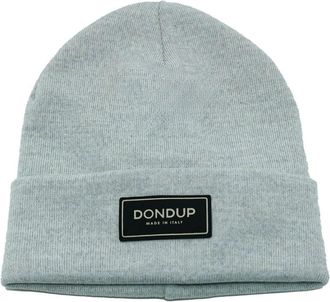 Dondup Homme, Accessoires, Gris, Taille: ONE Size Bonnet en laine technique