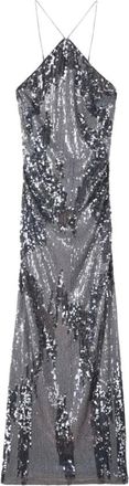 Patrizia Pepe Femme, Robes, Gris, Taille: 36 FR Robe Longuette